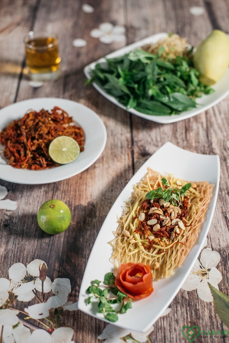 Caromi - Phở sắn, Bánh tráng sắn - Đặc sản xứ Quảng Cassava noodle with ...