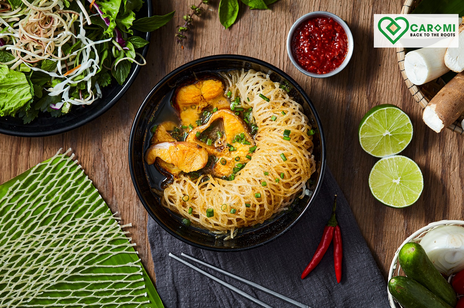 Caromi - Phở sắn, Bánh tráng sắn - Đặc sản xứ Quảng Cách nấu Phở sắn cá ...